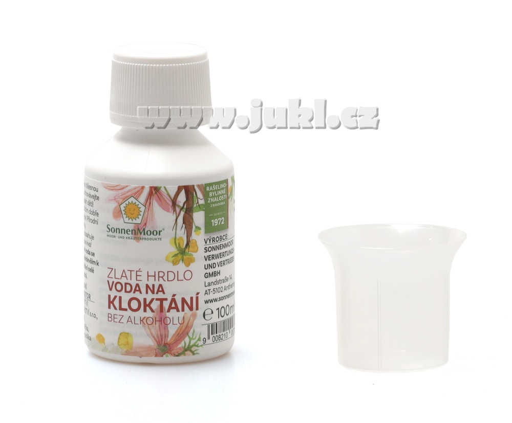 GURGELWASSER BEZ ALKOHOLU-voda na kloktání 100 ml | Bylinářství JUKL
